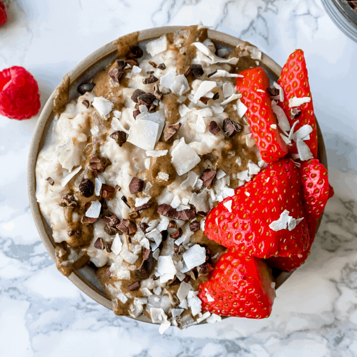 Slow Cooker Steel Cut Oats - Organize Yourself Skinny
