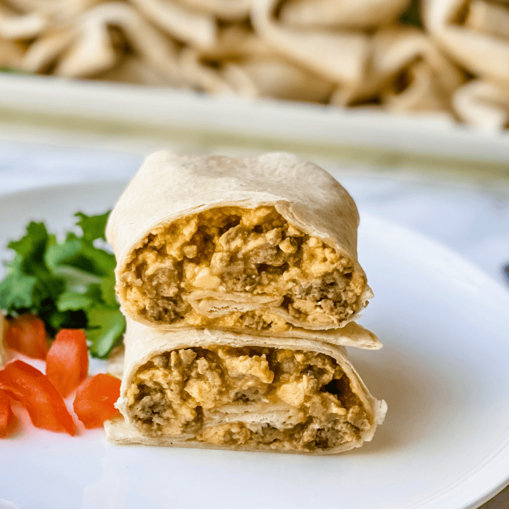 Sausage and Egg Breakfast Burritos (Easy Make-Ahead Recipe) - Organize ...